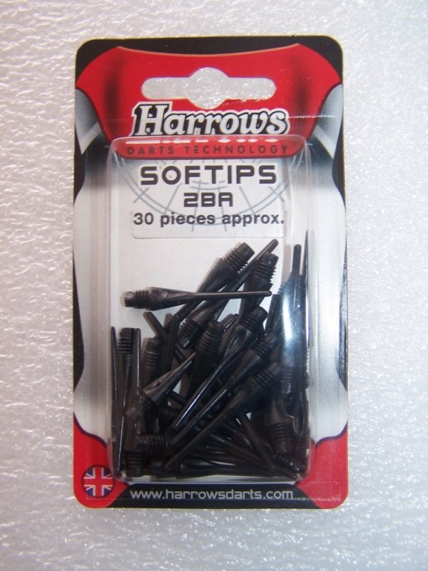 Pointes "Soft-Tip"-par paquet de 30-Soft Tip-Noir - 723